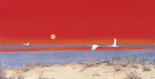 "Brolga Sunset" – Windram Art